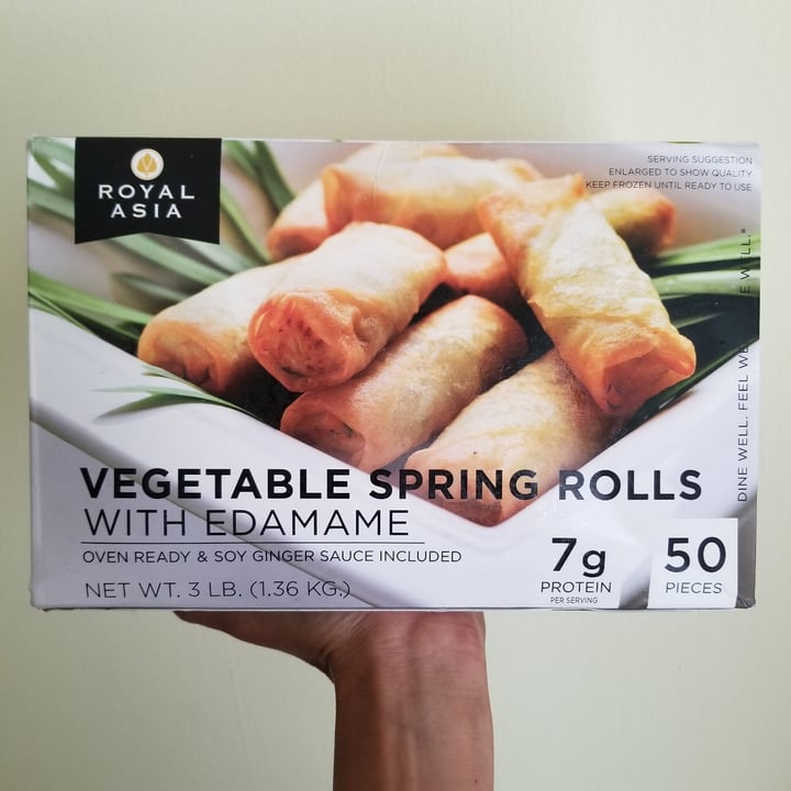 Royal Asia Vegetable Spring Rolls With Edamame Review | abillion