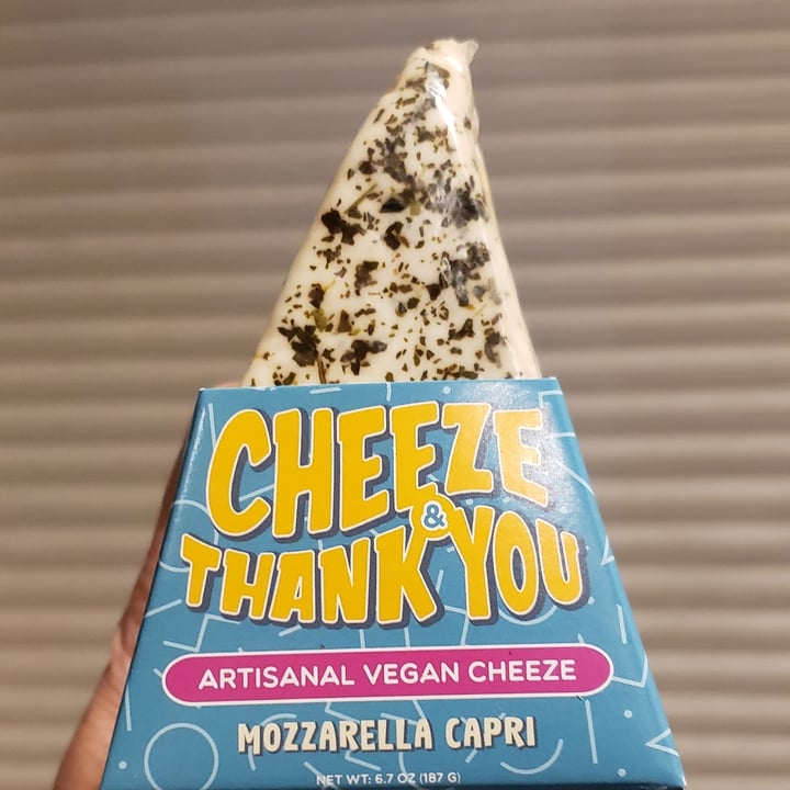 Cheeze & Thank You Mozzarella Capri Review | abillion