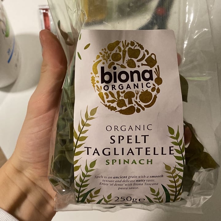 Biona Spelt Tagliatelle Spinach Review | abillion