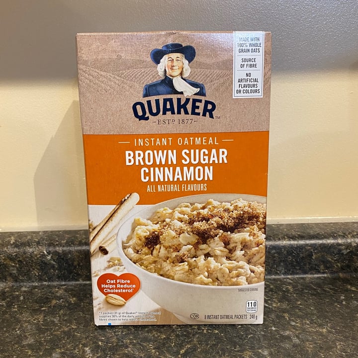 Quaker Brown Sugar Cinnamon Instant Oatmeal Review | abillion