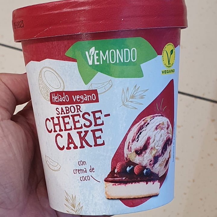 Vemondo Helado Vegano sabor Cheese-Cake Review | abillion