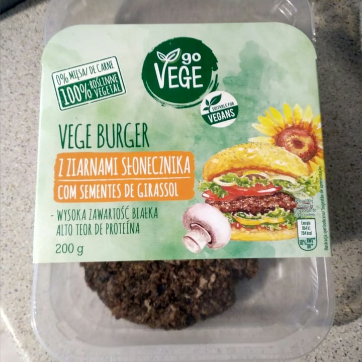 Go Vege Burger with sunflower seeds Review | abillion