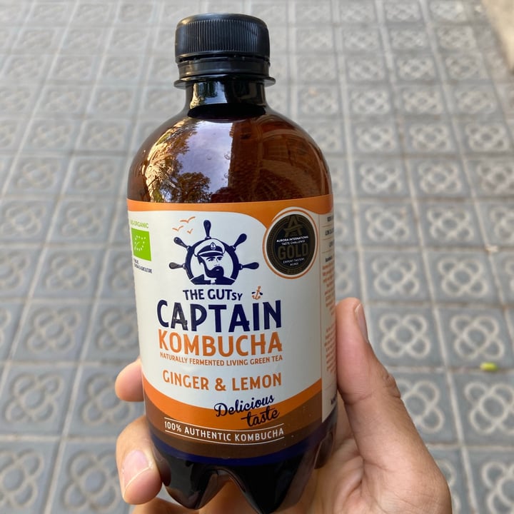 Captain Kombucha Combucha ginger & lemon Review | abillion