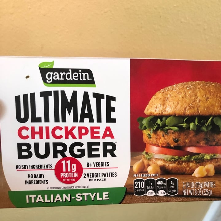 Gardein Chickpea Burger (vegan) Review | abillion