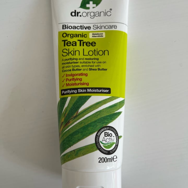 dr.organic Organic Tea Tree Skin Lotion Review | abillion