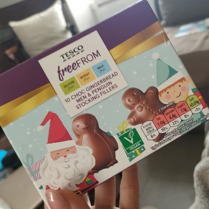 Tesco 10 choc gingerbread men & penguin Review | abillion
