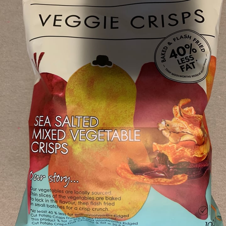 Woolworths Food Veggie Crisps plain Review | abillion