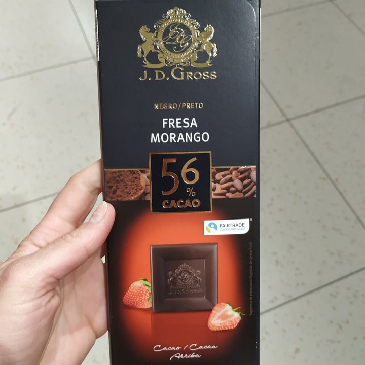 J. D. Gross Chocolate negro con fresa 56% Reviews | abillion
