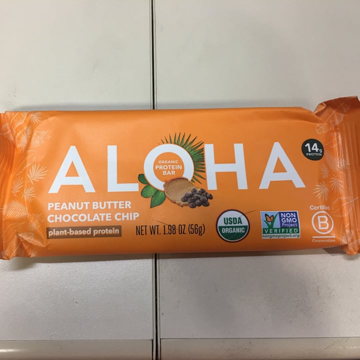 Aloha Aloha Peanut Butter Chocolate Chip Bar Review | abillion