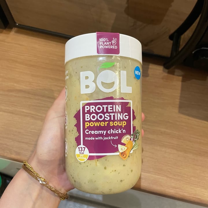 BOL Creamy chick’n power soup Review | abillion