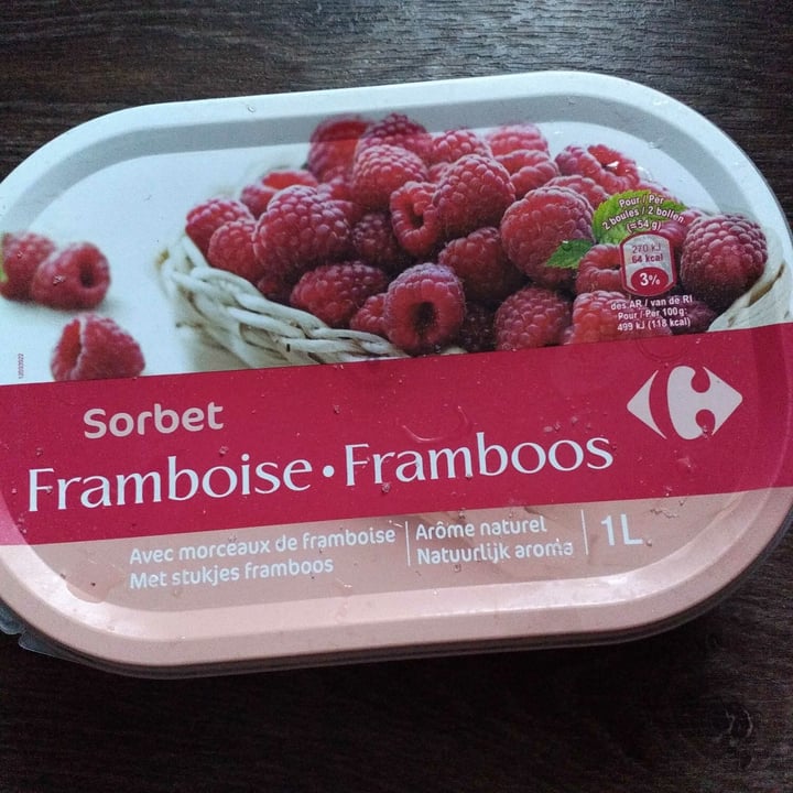 Carrefour Sorbet framboise Review | abillion
