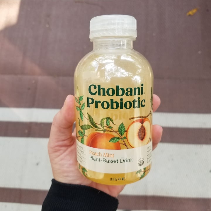 Chobani Probiotic Peach Mint Plant Based Drink Review | abillion