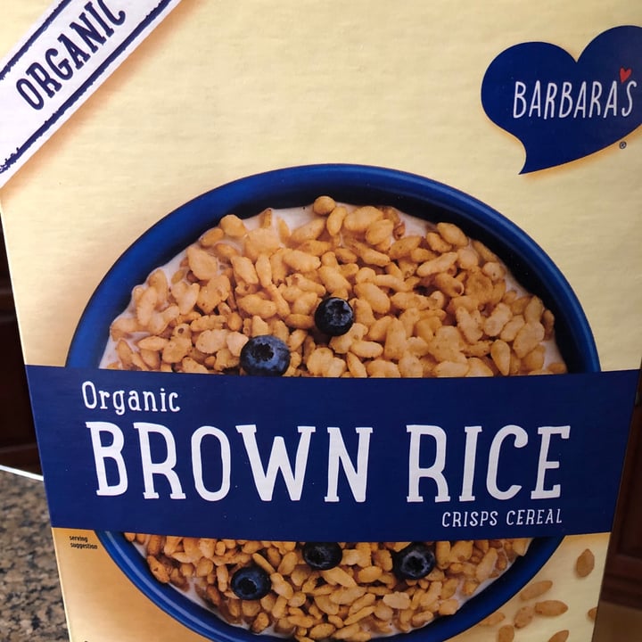 Barbara’s Organic brown rice crisps cereal Review | abillion