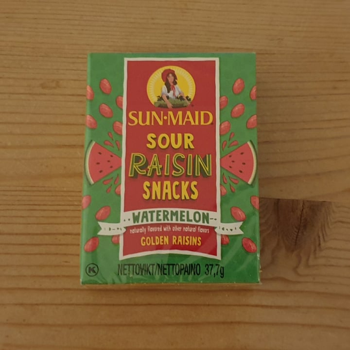 Sun-Maid Sour raisin snacks Watermelon Reviews | abillion