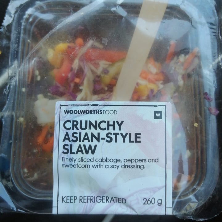 Woolworths Crunchy Asian style slaw Review | abillion