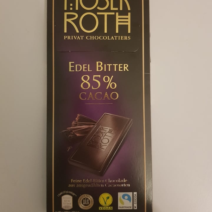 Moser Roth Chocolate 85% cacao Review | abillion