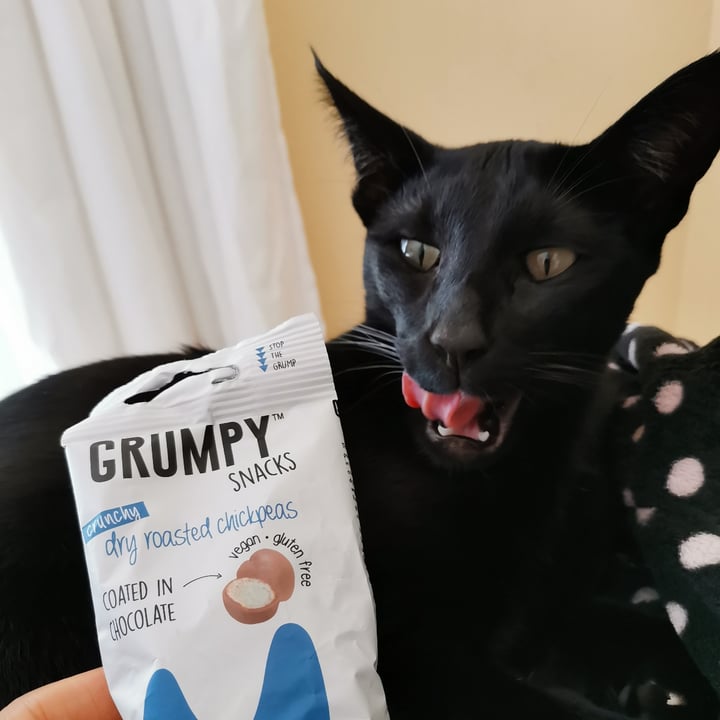 Grumpy Snacks Dry Roasted Chickpeas - Chocolate Review | abillion