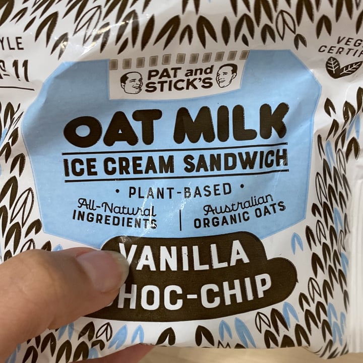 Pat & stick’s Oat Milk Ice Cream Sandwich Review | abillion