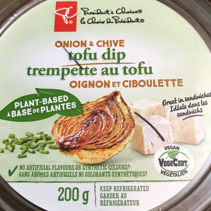 President's Choice Onion and chive tofu dip Review | abillion