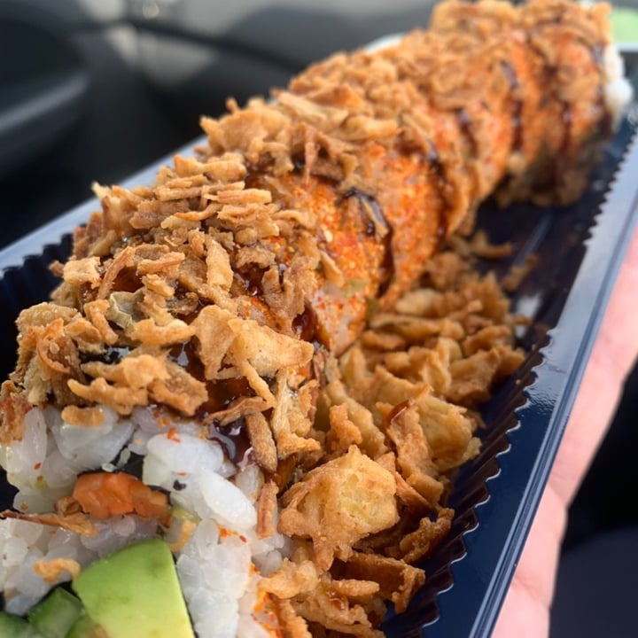 Sushi Daily spicy veggie crunch roll Review | abillion
