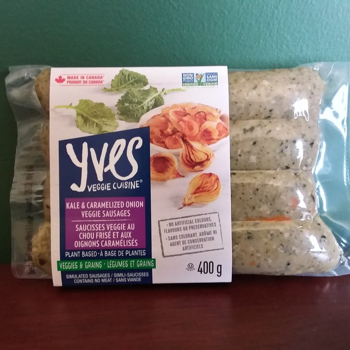 Yves Veggie Cuisine Kale & Caremelized Onion Veggie Sausages Review ...