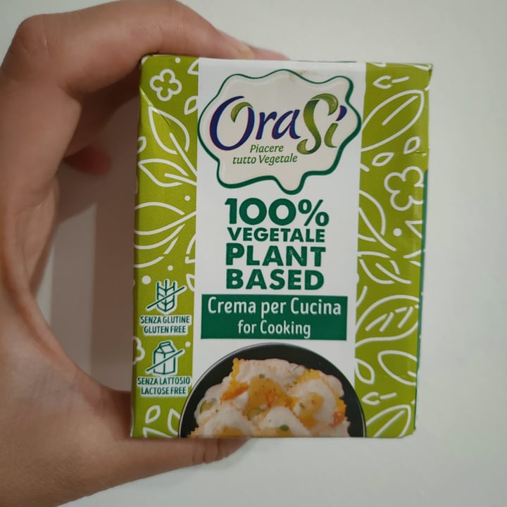 OraSí 100% plant based Crema per cucinare Review | abillion