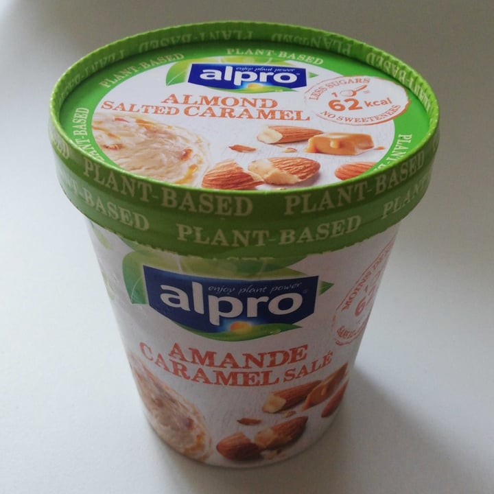 Alpro Almond Salted Caramel Ice Cream Review | abillion
