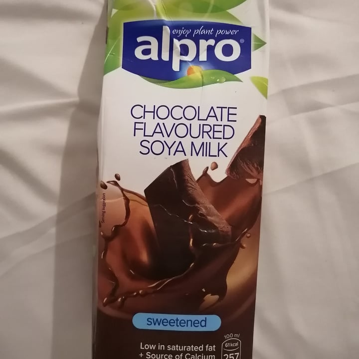 Alpro Chocolate Flavored Soya Milk Review | abillion