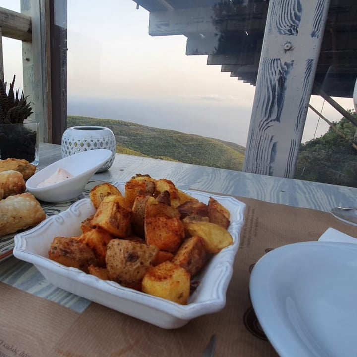 Cave Damianos Restaurant Greece Fried Potato Rocks Review | abillion