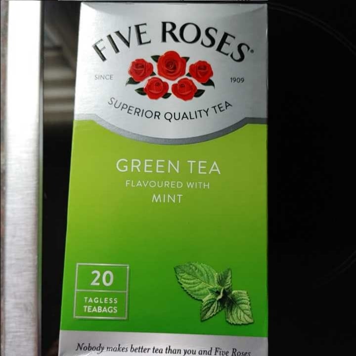 Five roses Green tea mint flavour Review | abillion