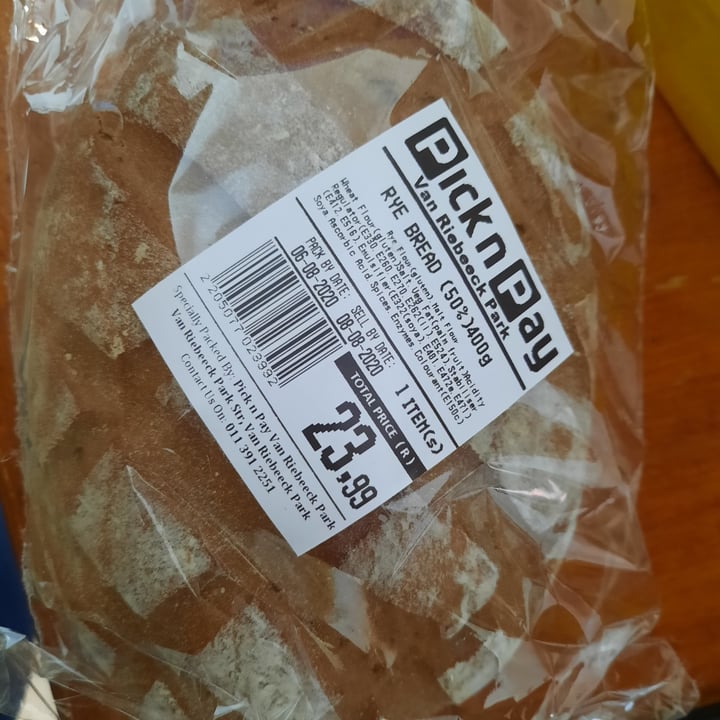 Pick n Pay Rye Bread Review | abillion