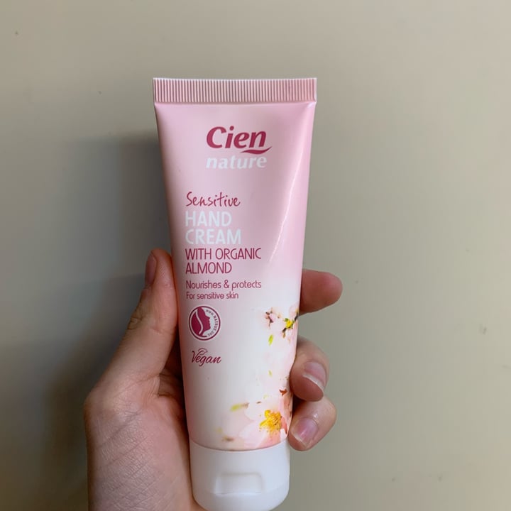 Cien nature Sensitive Hand Cream Organic almond Review | abillion