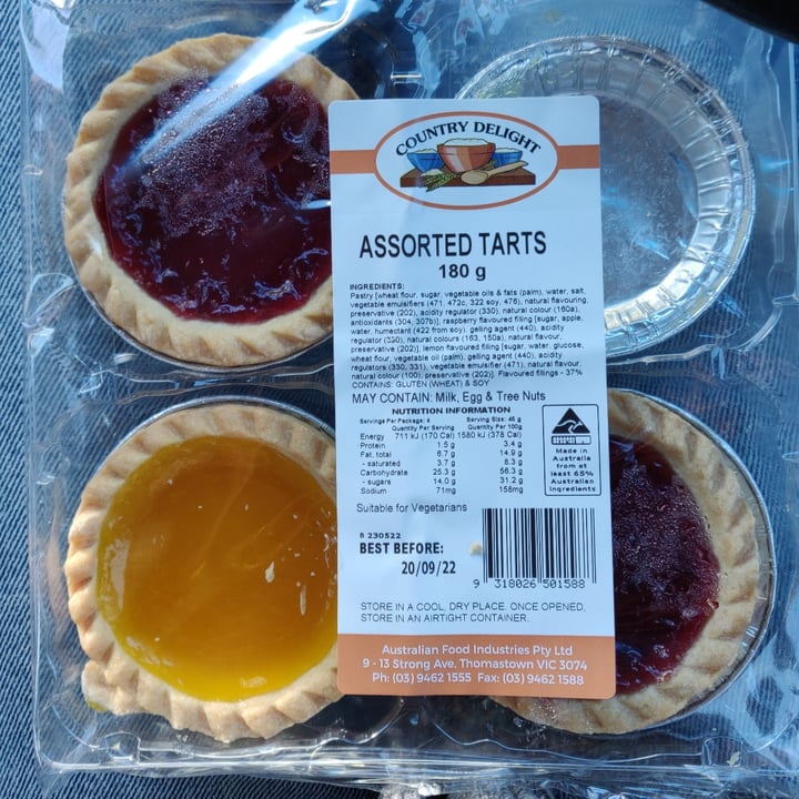 Country Delights Assorted Tarts Review | abillion