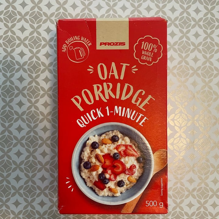 Prozis Oat porridge Review | abillion