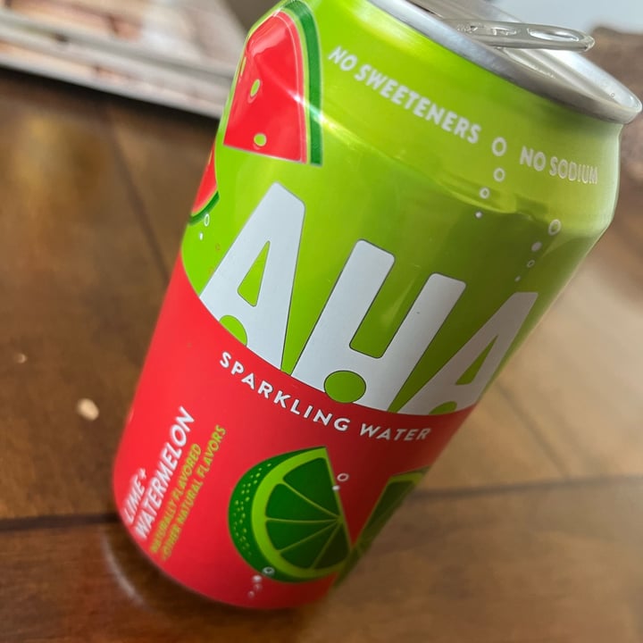 AHA Lime + Watermelon Sparkling Water Review | abillion