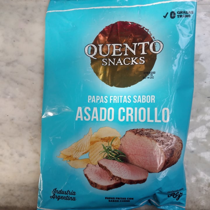 Quento Snacks Papas fritas rejilla sabor asado Review | abillion