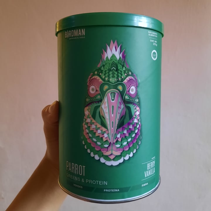 Birdman Parrot Greens & Protein sabor Berry Vainilla Review | abillion