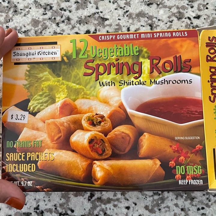 Shanghai kitchen Vegetable spring rolls Review | abillion