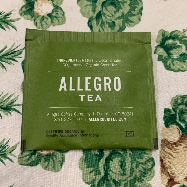 Allegro Coffee Company Allegro Tea Review | abillion