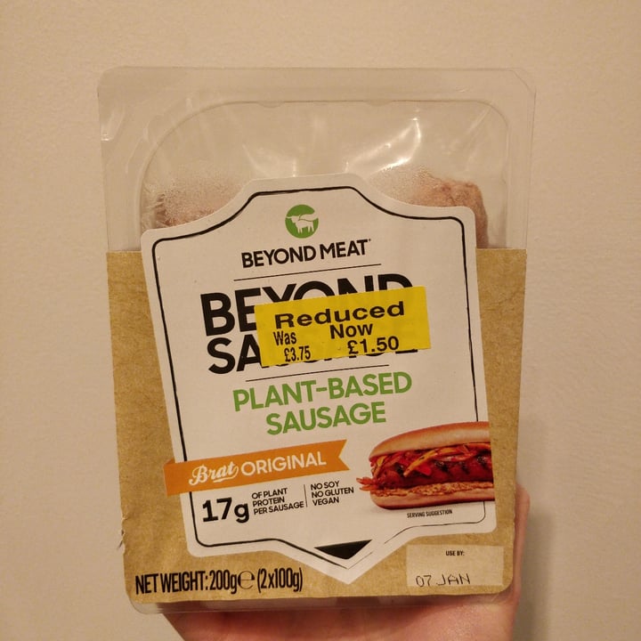 Beyond Meat Beyond Sausage Brat Original Review | abillion