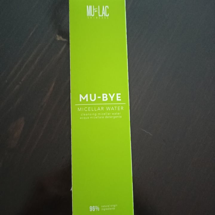 Mulac cosmetics mu-bye micellar water Review | abillion