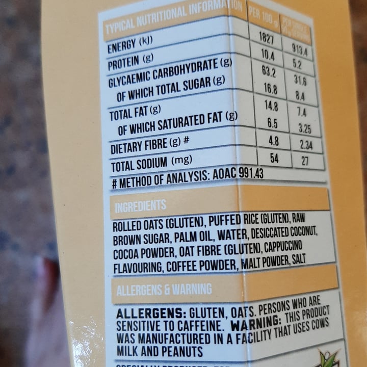 Nutri start Active Cappuccino crunch Reviews | abillion