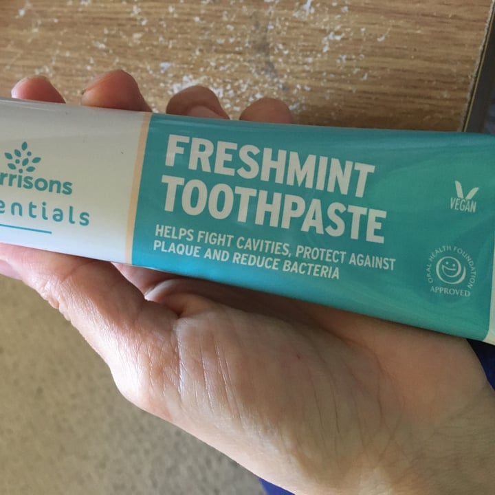 Morrisons freshmint toothpaste Review | abillion