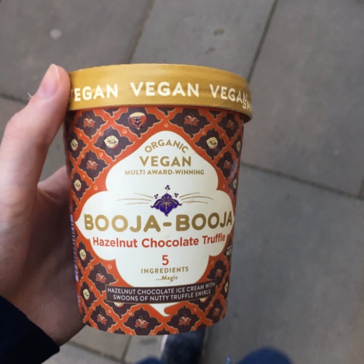 Booja-Booja Hazelnut chocolate truffle ice cream Review | abillion