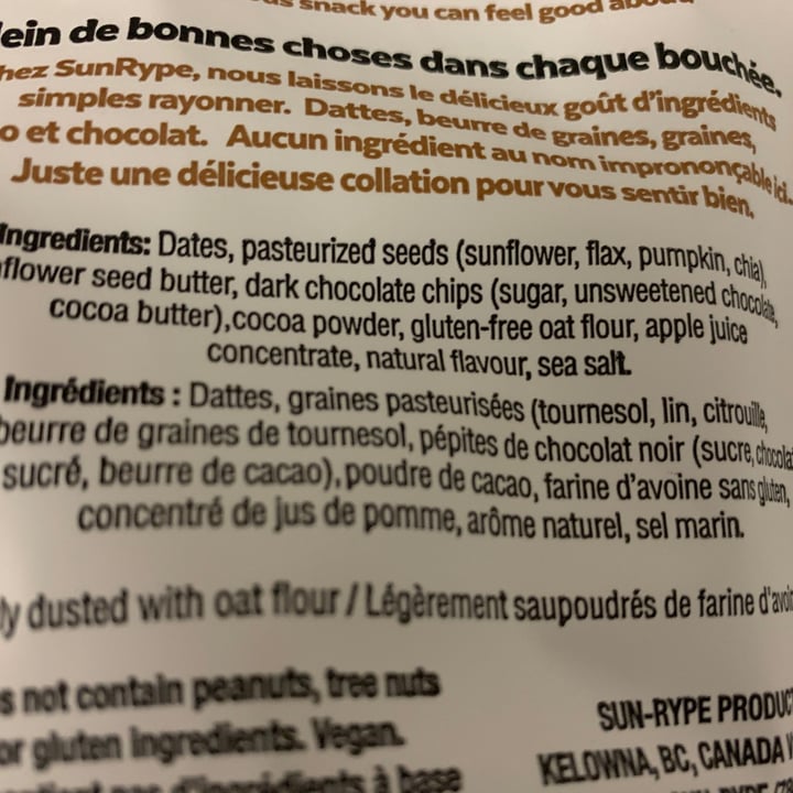 Sun-Rype Good Bites Chocolate Chip Review | abillion