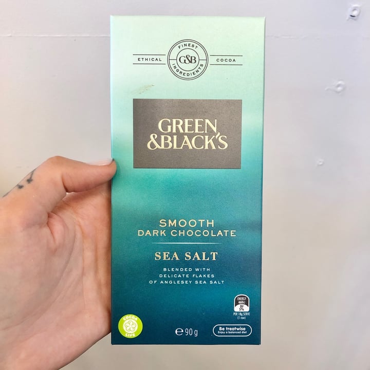 Green & Black's Sea salt dark chocolate Review | abillion