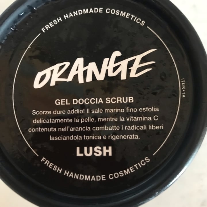 Lush Fresh Handmade Cosmetics Orange Shower Scrub Review Abillion