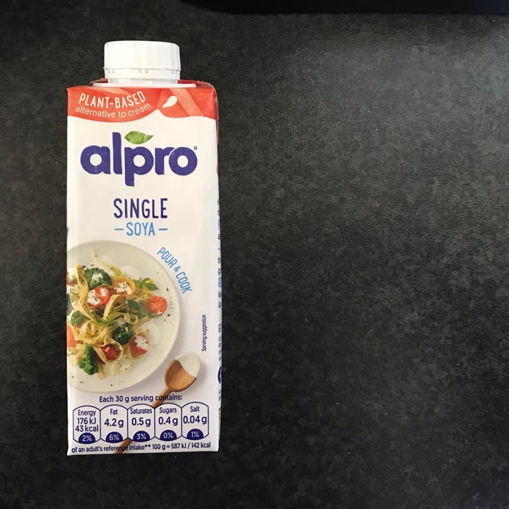Alpro Single Soya Cream Review | abillion