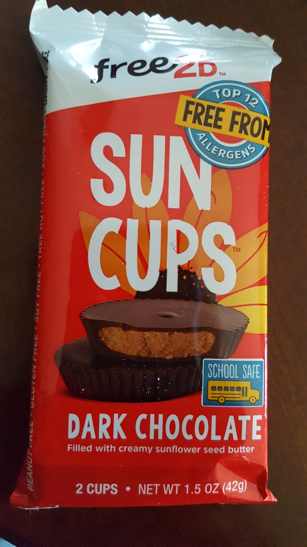 Free2b Foods Sun Cups Dark Chocolate Review | abillion