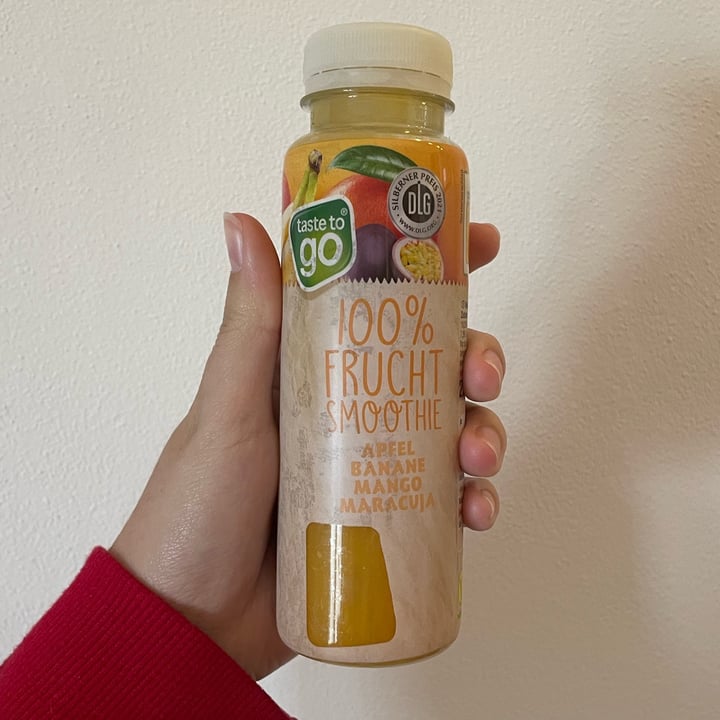 Taste to go Fruchtsmoothie Apfel Banane Mango Maracuja Review | abillion